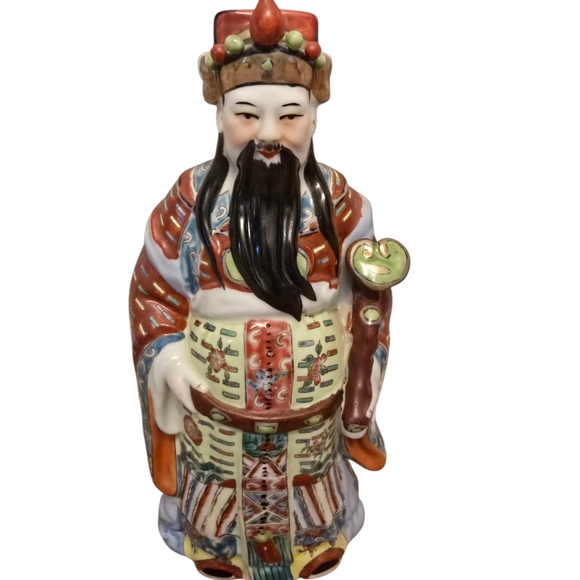 Art | Vintage Porcelain 12 Chinese Statue Household Good Luck Lu Feng ...